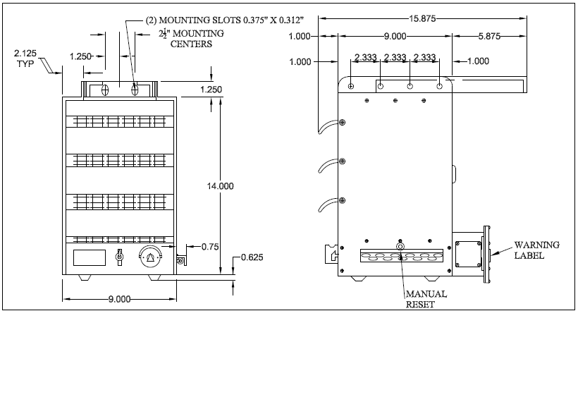 Item # 207, 207 Space Heater On Valad Electric Heating Corp.